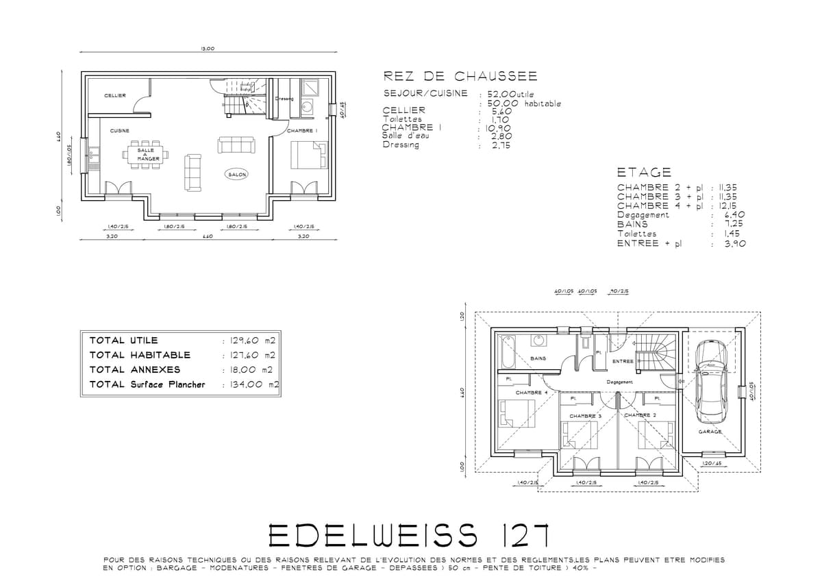 Maison EDELWEISS - maison neuve à construire